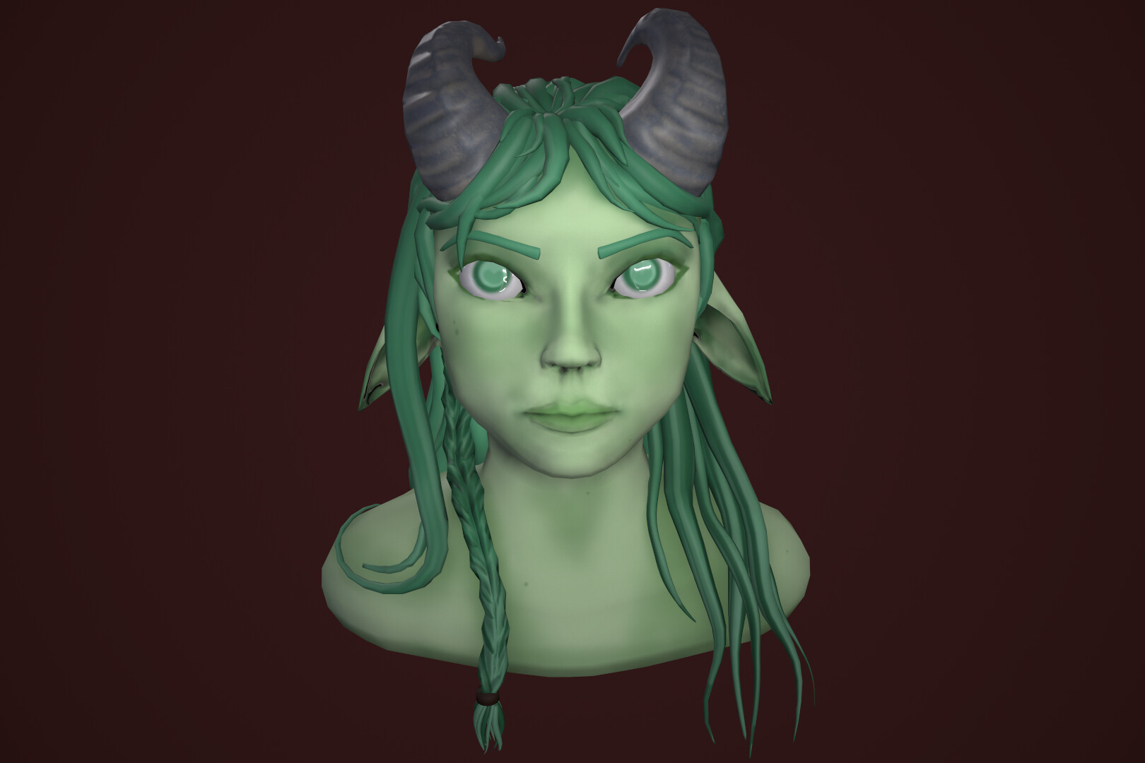 Jessica Williams - 'Satyr' - Stylized Bust Study