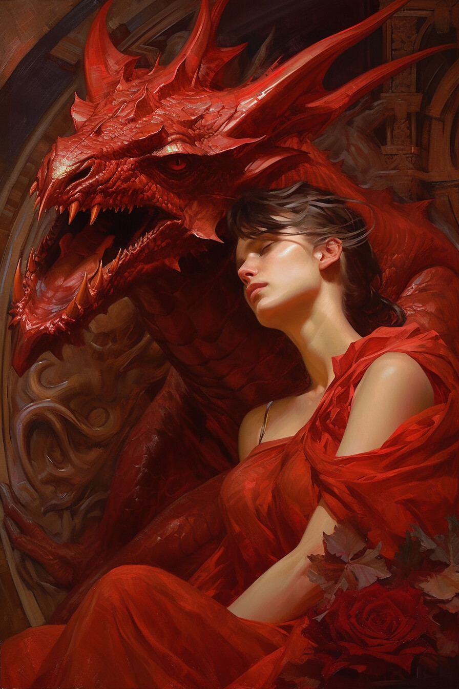 ArtStation - D&D red dragon