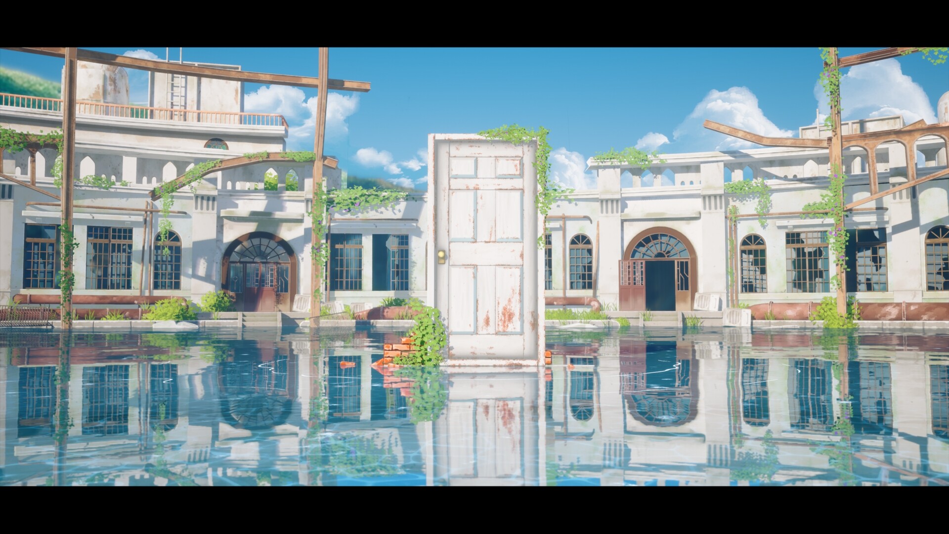 ArtStation - Ue5 restore a movie scene《すずめの戸缔まり》