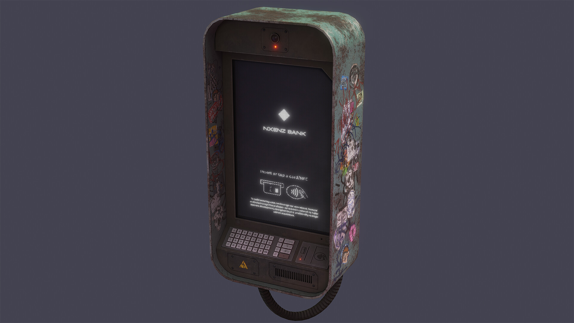 ArtStation - Cyberpunk ATM Machine
