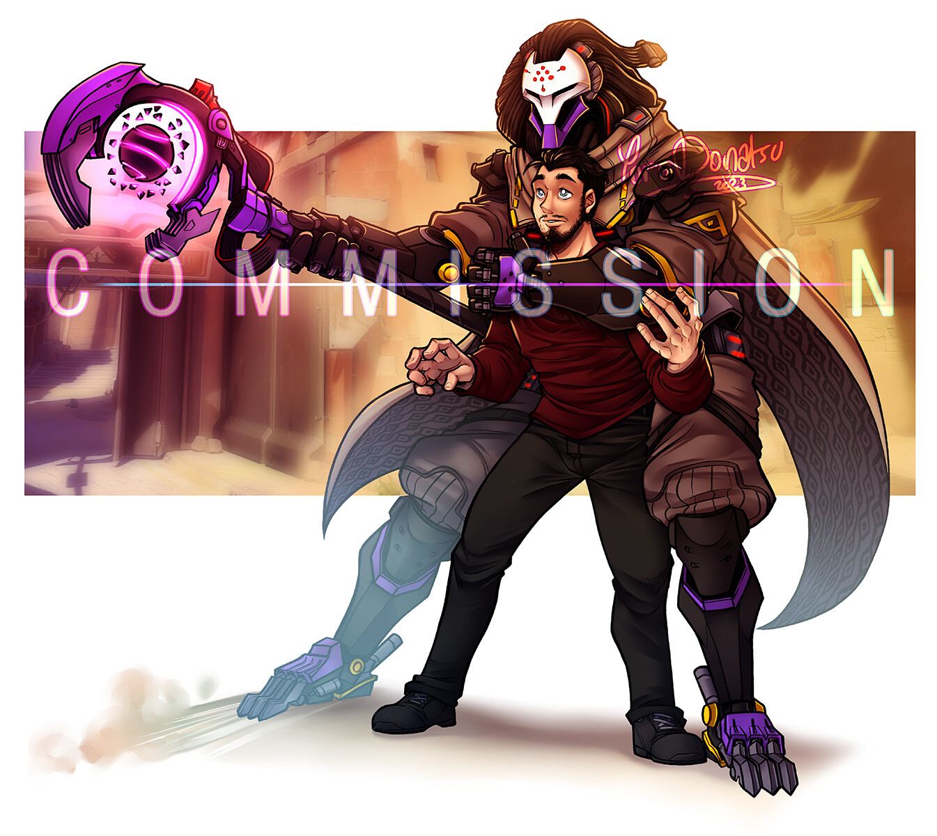 ArtStation - Commission - OW: You are safe with me