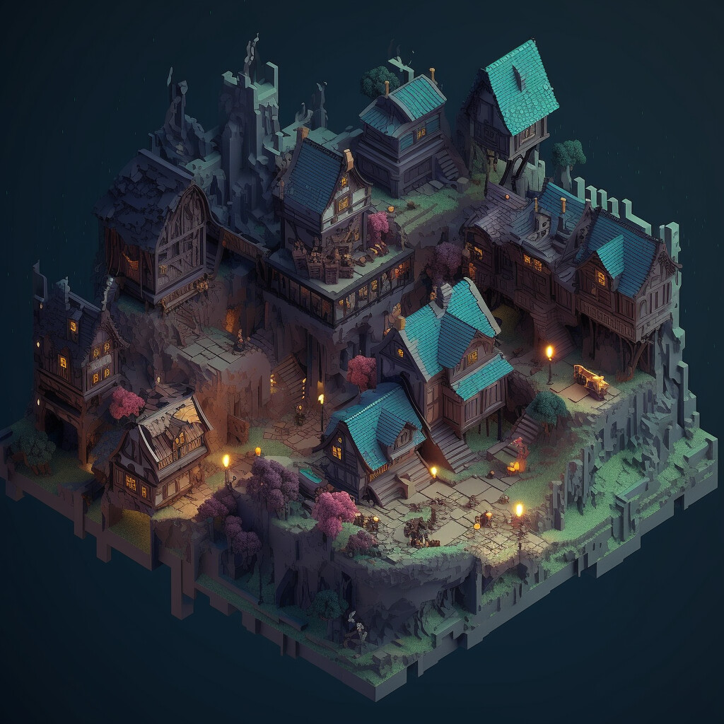 ArtStation - Midnight Town