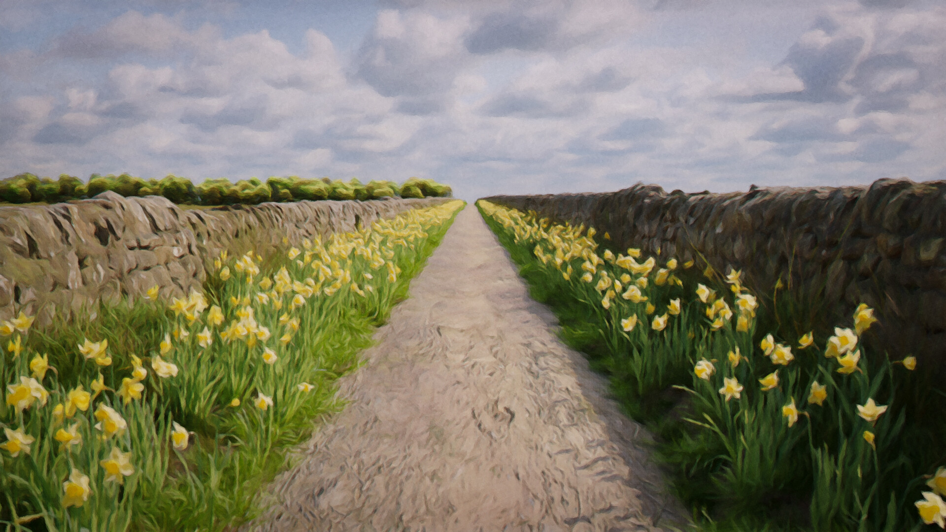 ArtStation - Little spring sketch