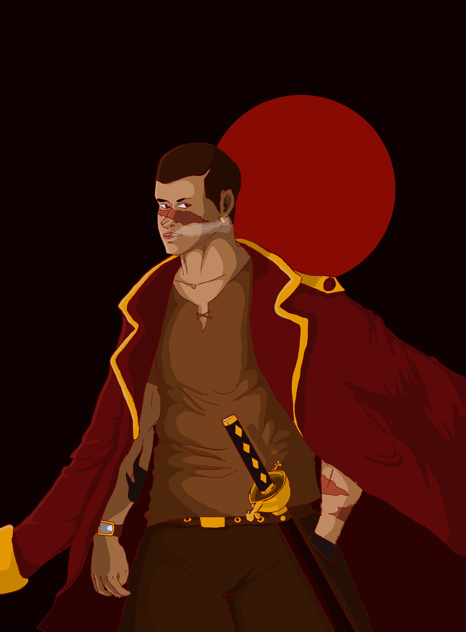 ArtStation - A captain of pirates crew