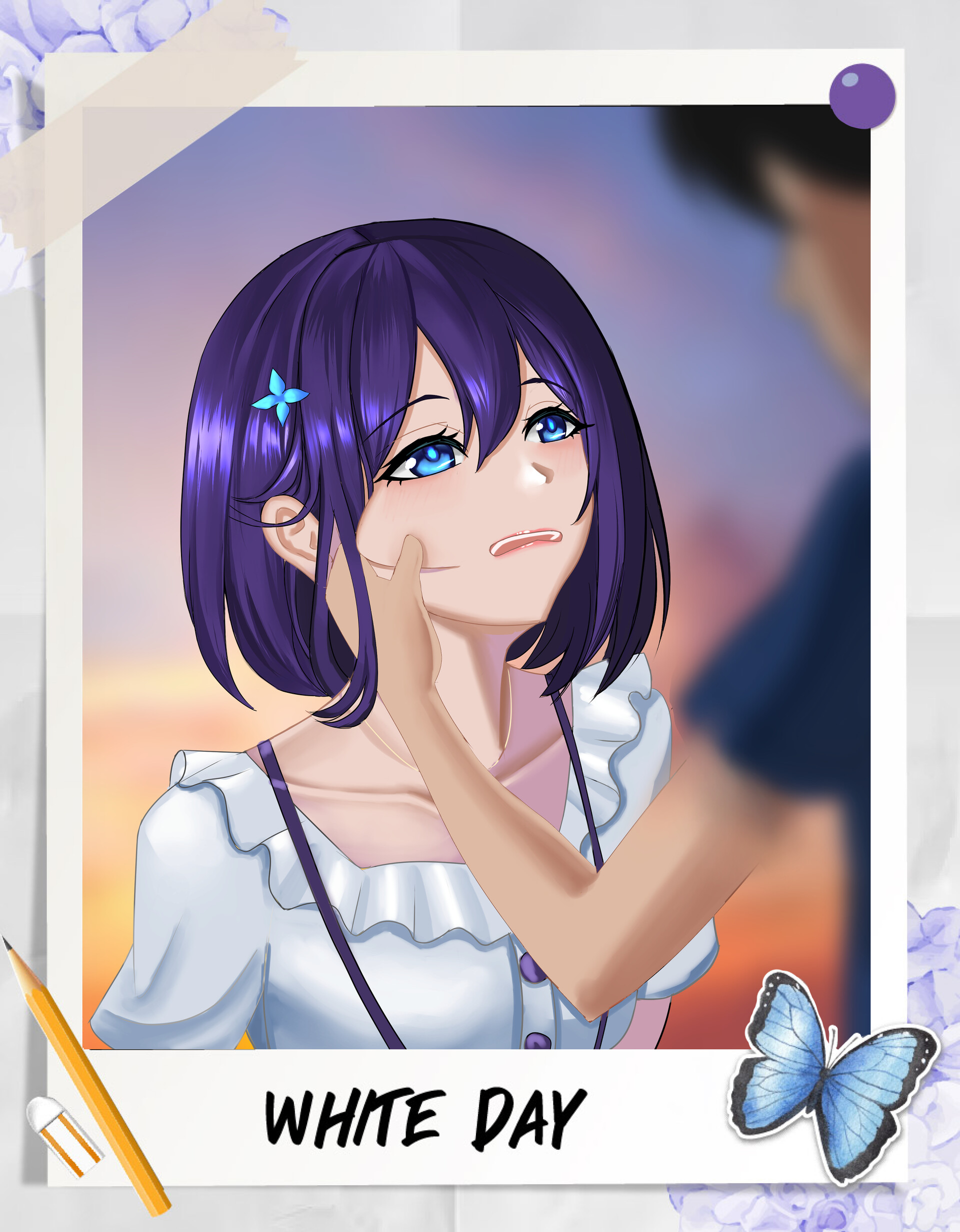 ArtStation - Hanabi Lafy - White day fanart