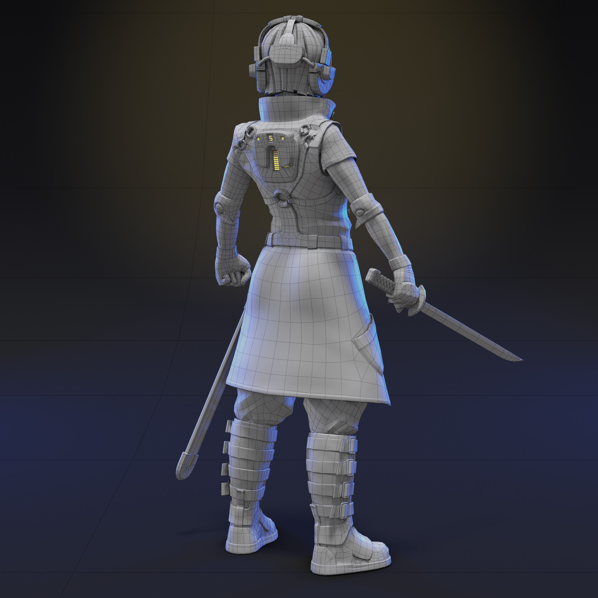 Bruno Cornelsen - Cyberpunk Girl - Stylized Character Study