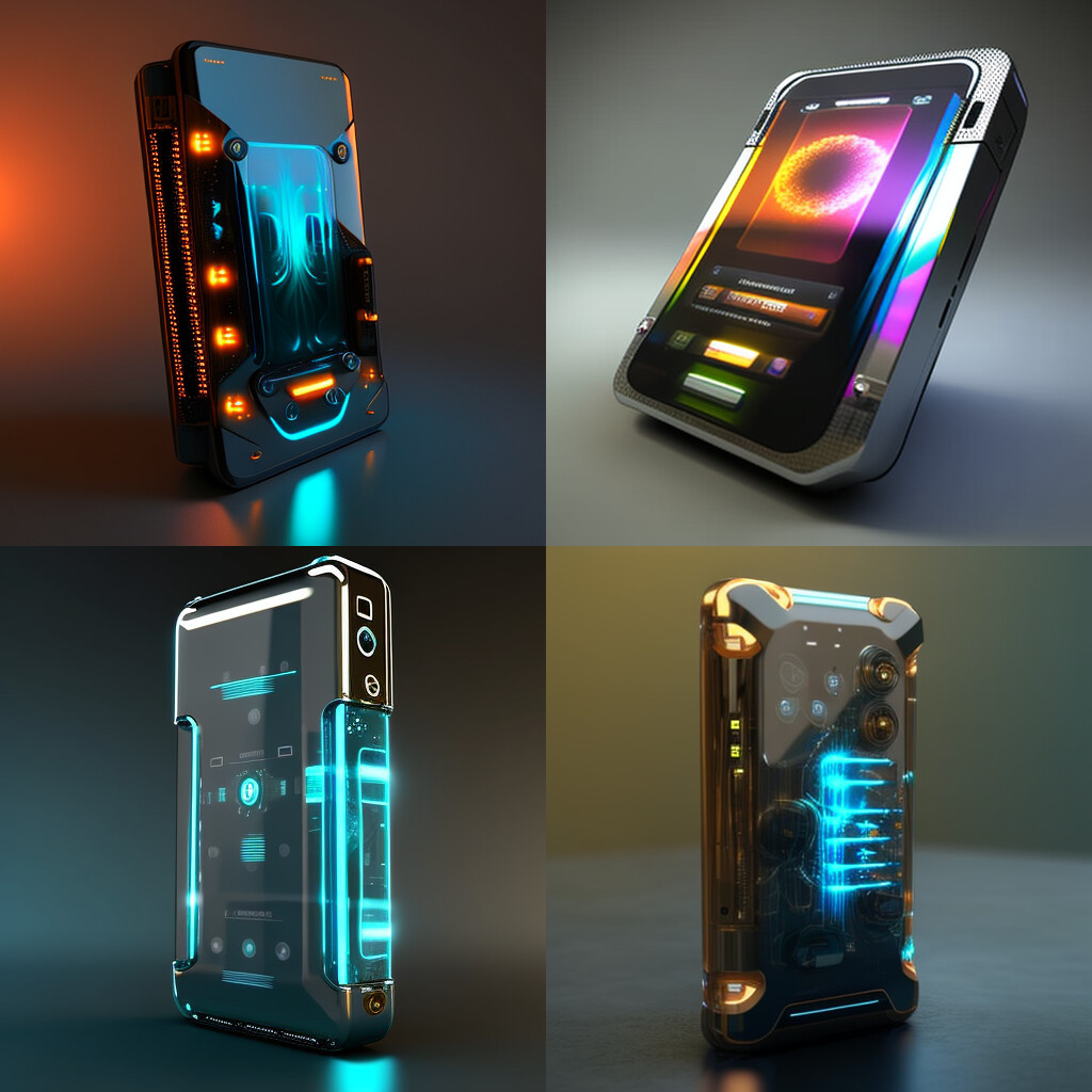 ArtStation - Futuristic smartphone