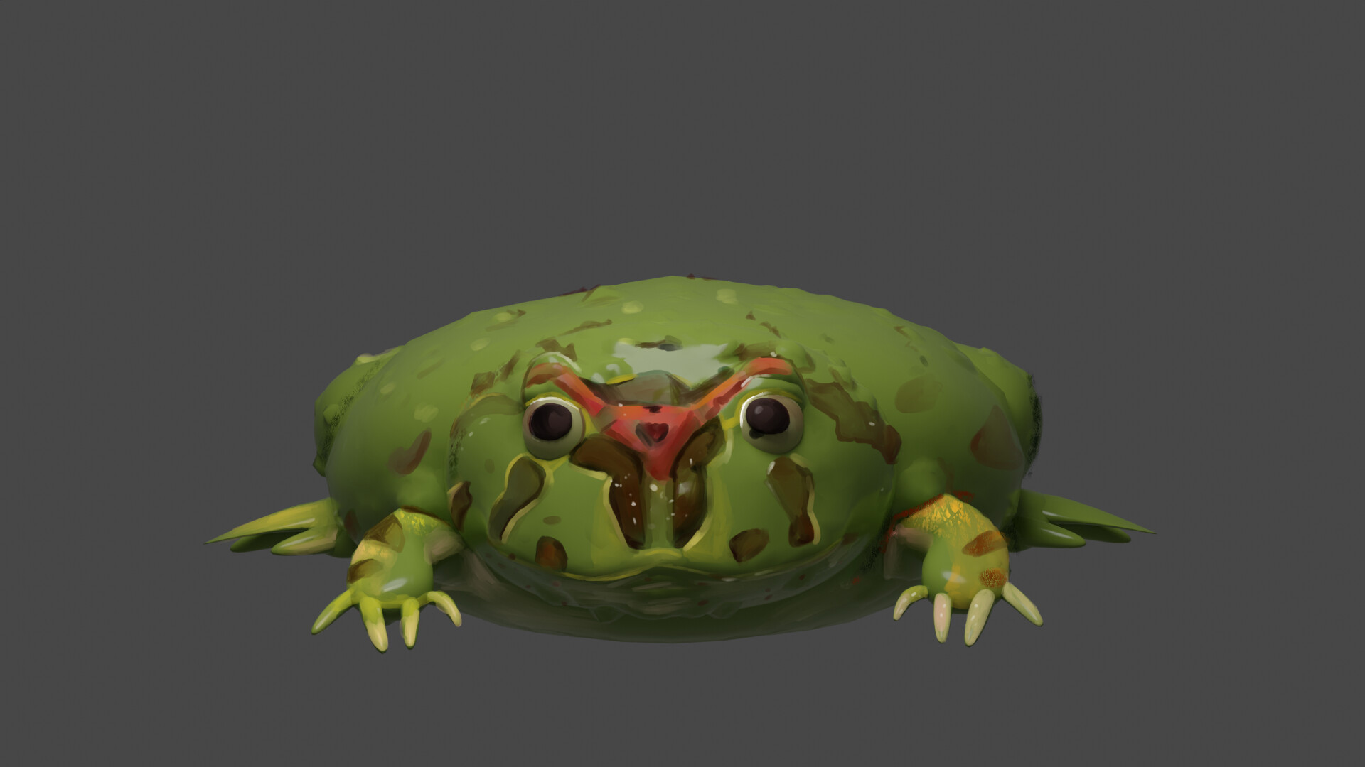 ArtStation - 3d frog