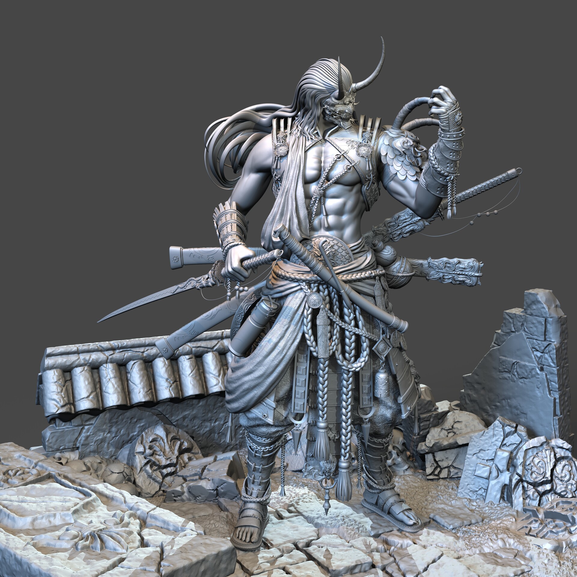 ArtStation - Ghost warrior