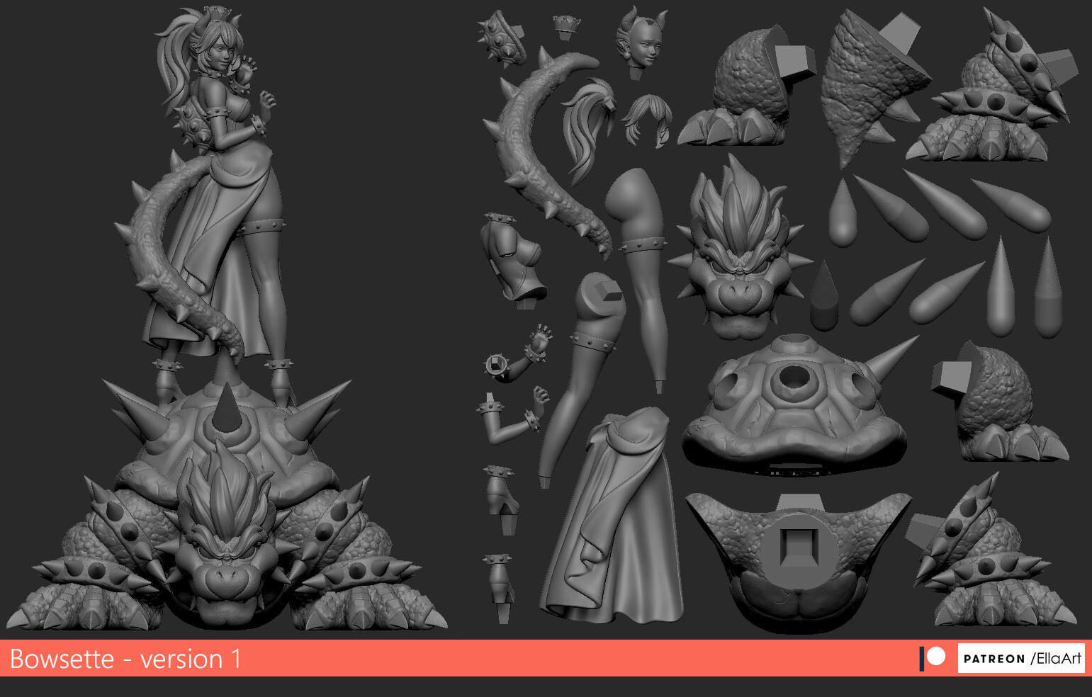 NomNom Figures - Bowsette