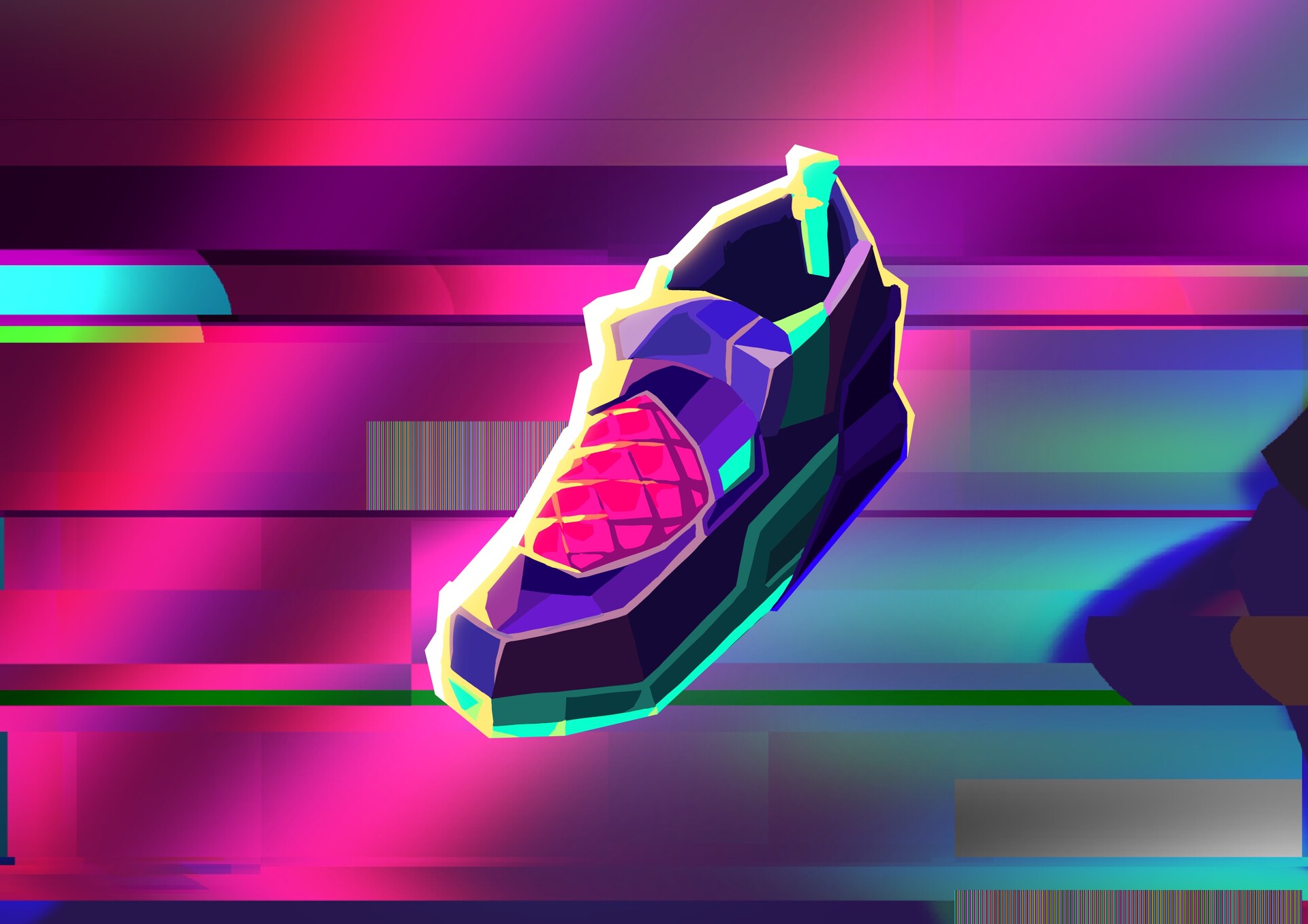 ArtStation - Sneaker Cover Illustration