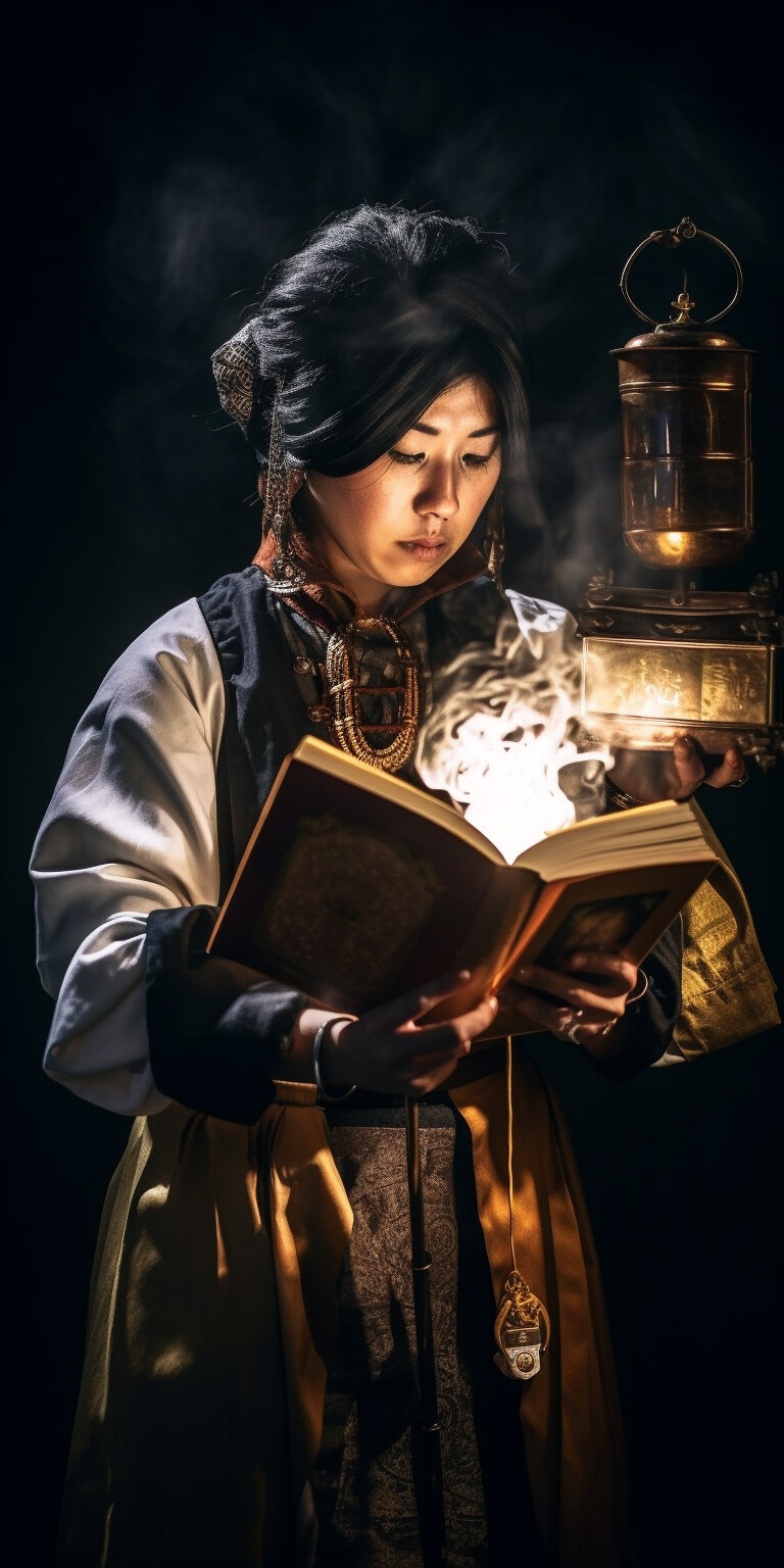 ArtStation - The mages study - AI-generated art