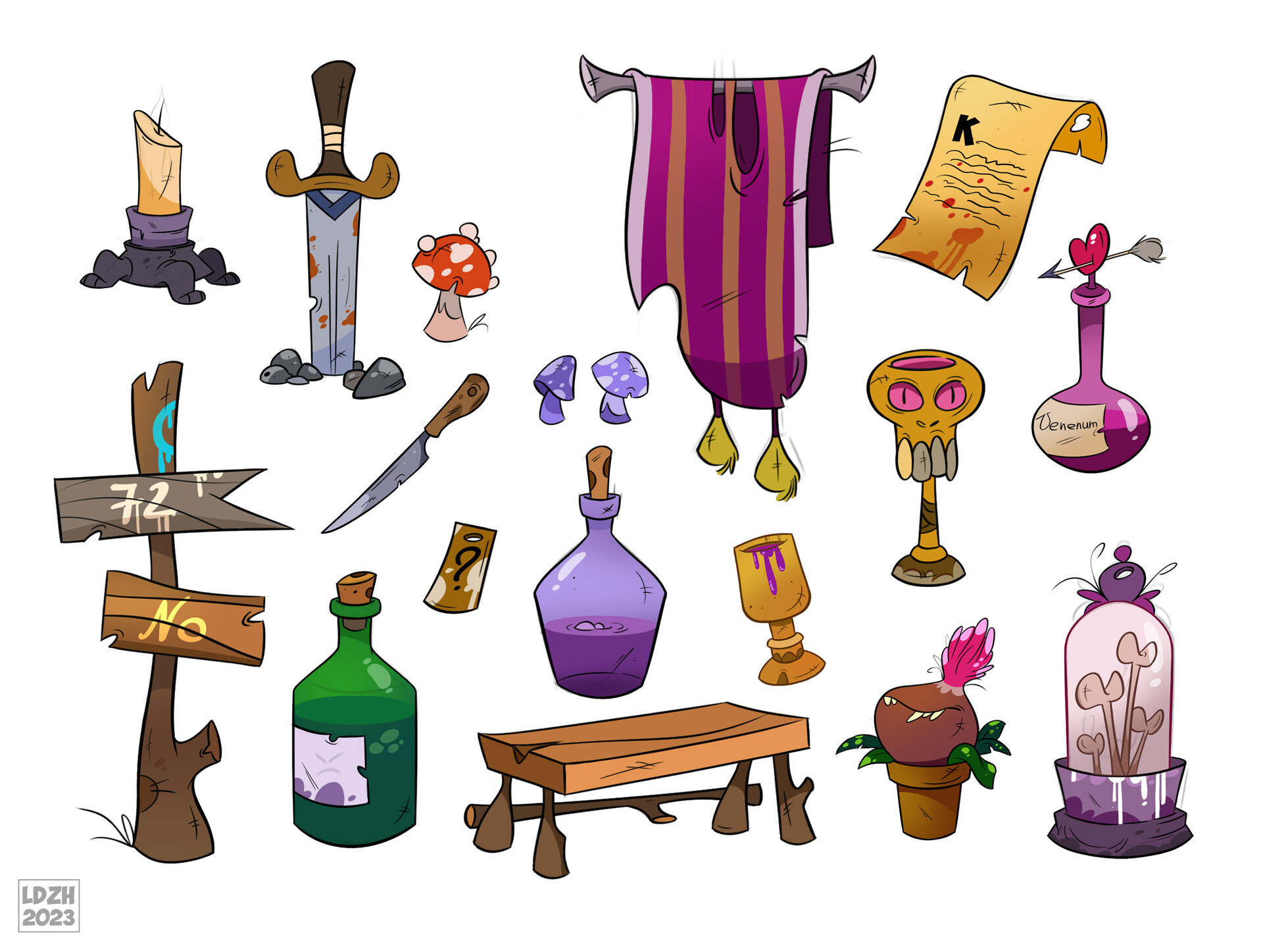 ArtStation - Magical props