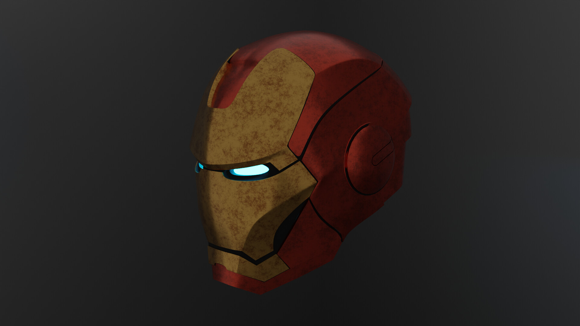 ArtStation - Iron Man MK.III Helmet (1st Character Model Attempt)