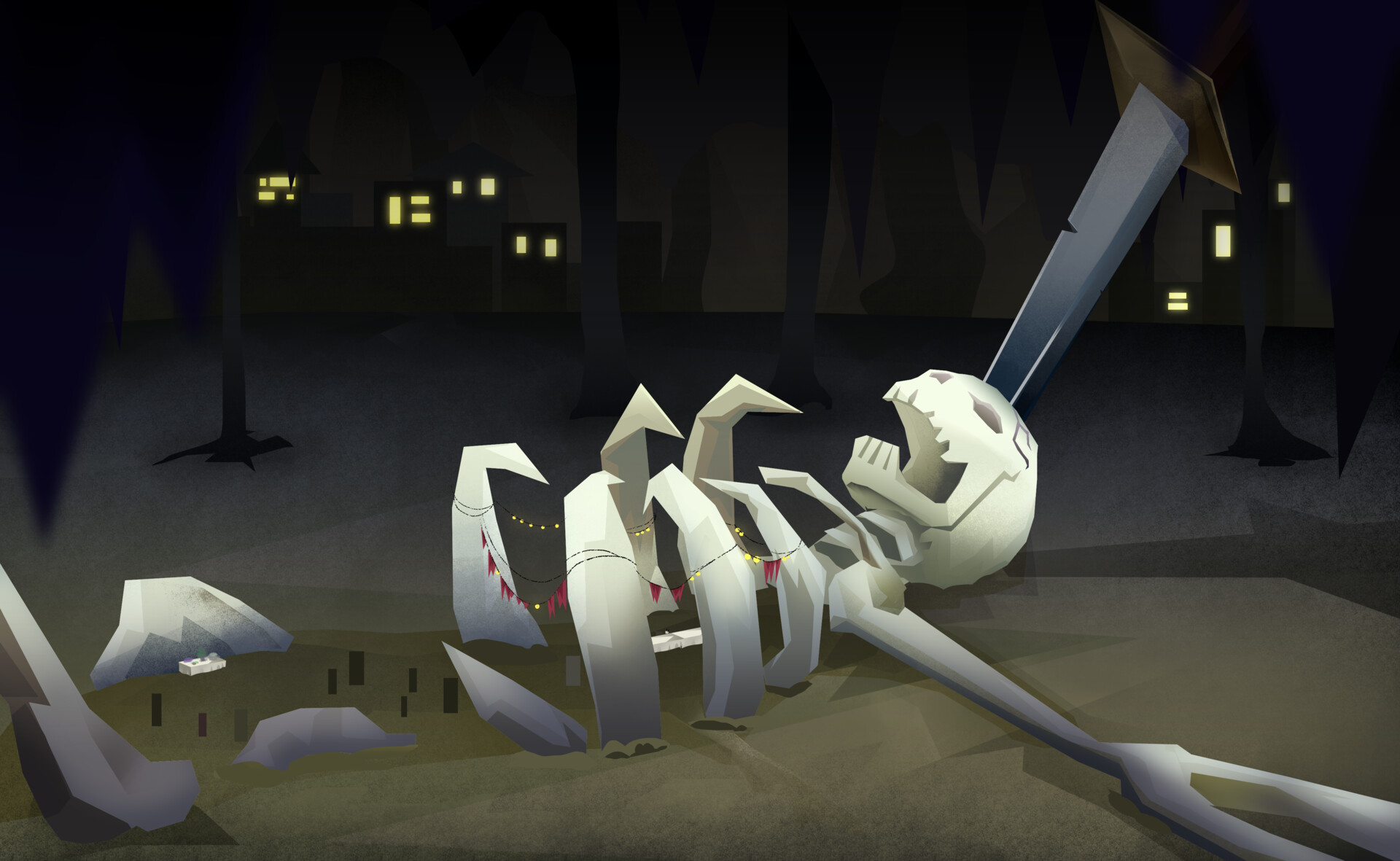 ArtStation - skeleton's body