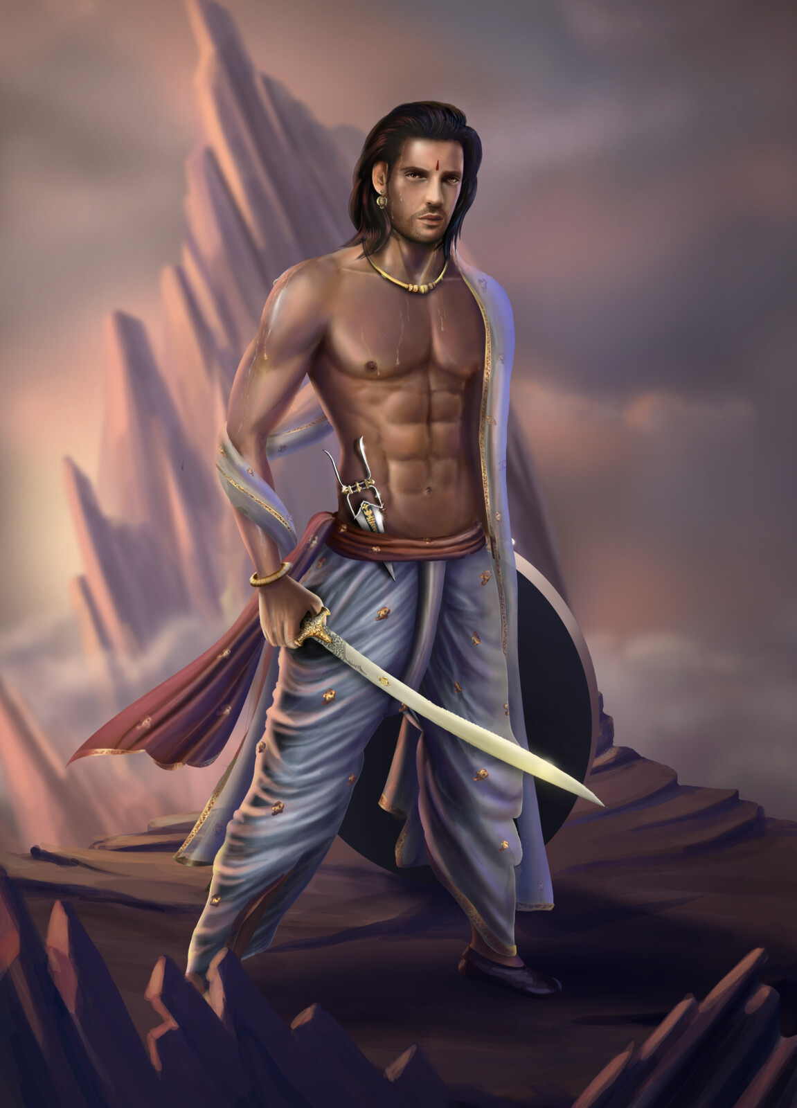 fantasy warrior prince