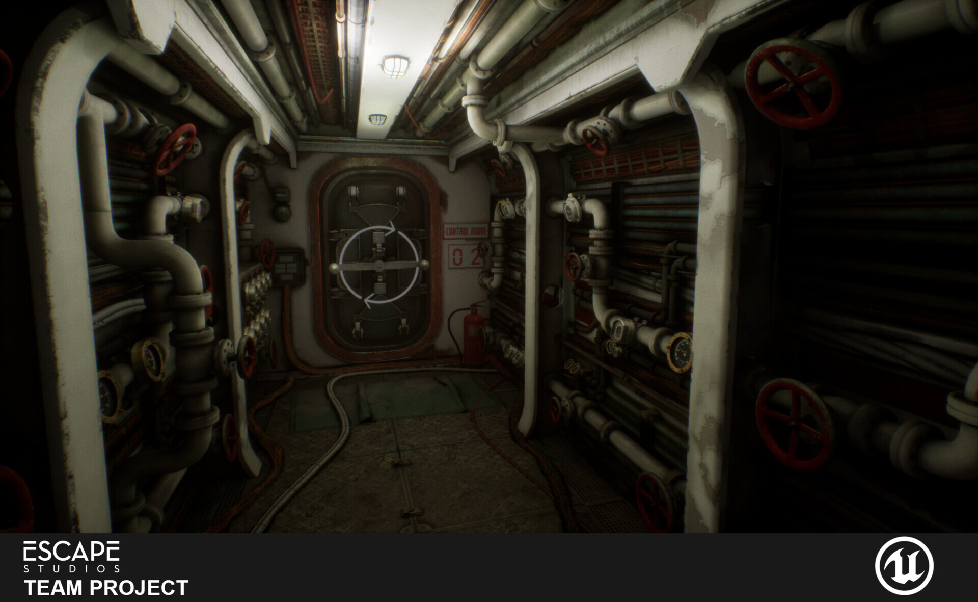 ArtStation - Nuclear Submarine lighting