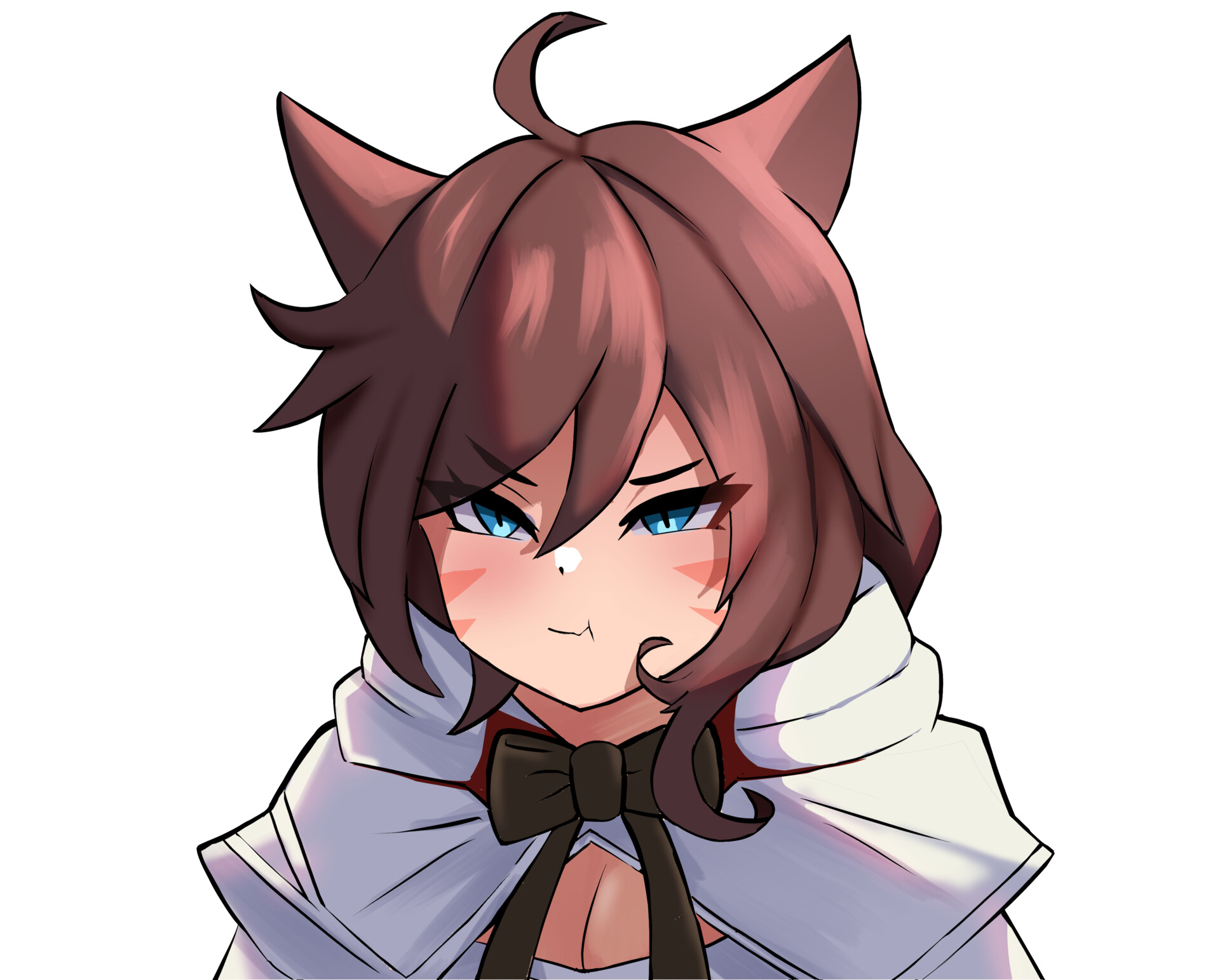 ArtStation - Cute angry Face FFXIV - Commision