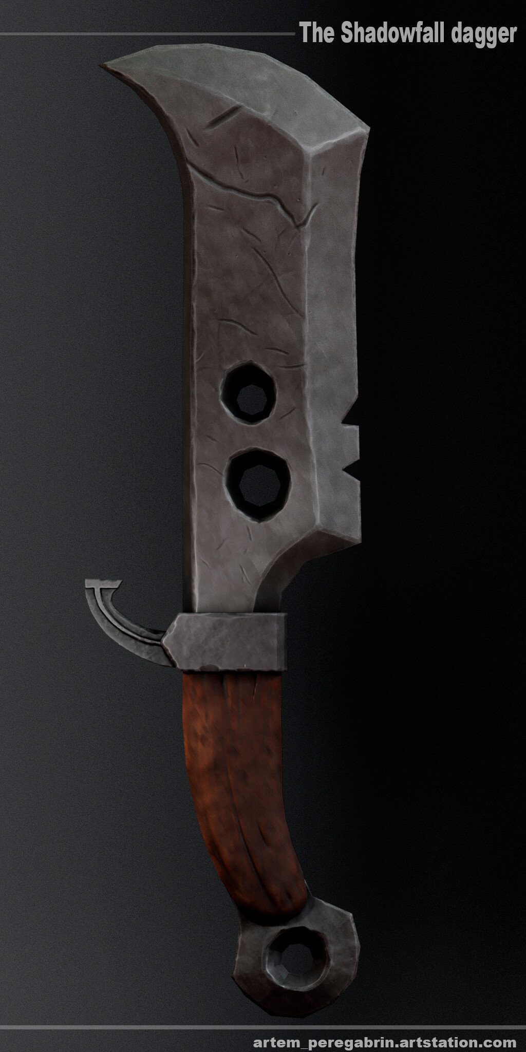 ArtStation - The Shadowfall dagger