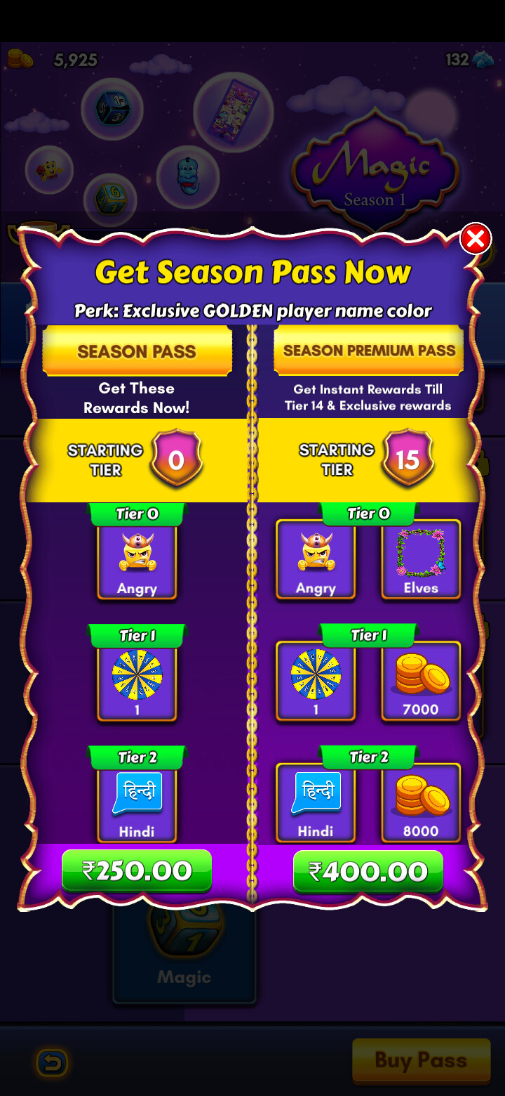 Souvik Mitra - Magic Theme Ludo Game UI