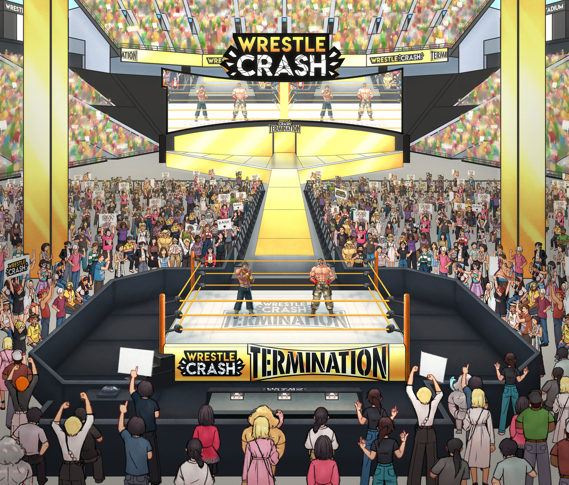 ArtStation - Stage : WrestleCrash Termination