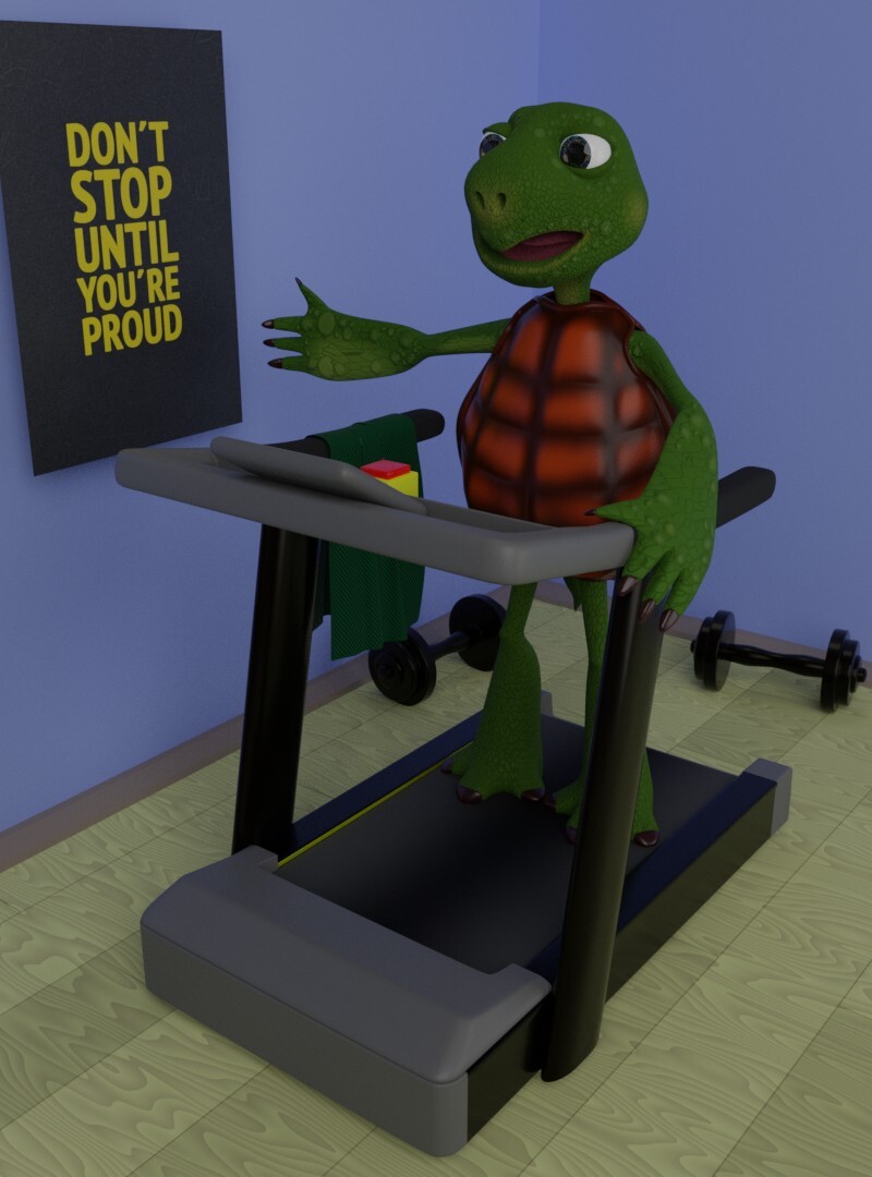 ArtStation - First attempt at character modeling. Turtle | Blender