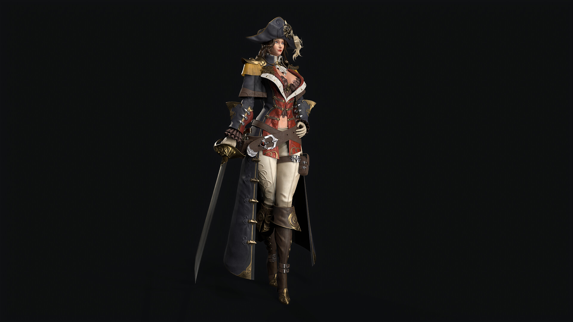 ArtStation - female soldier