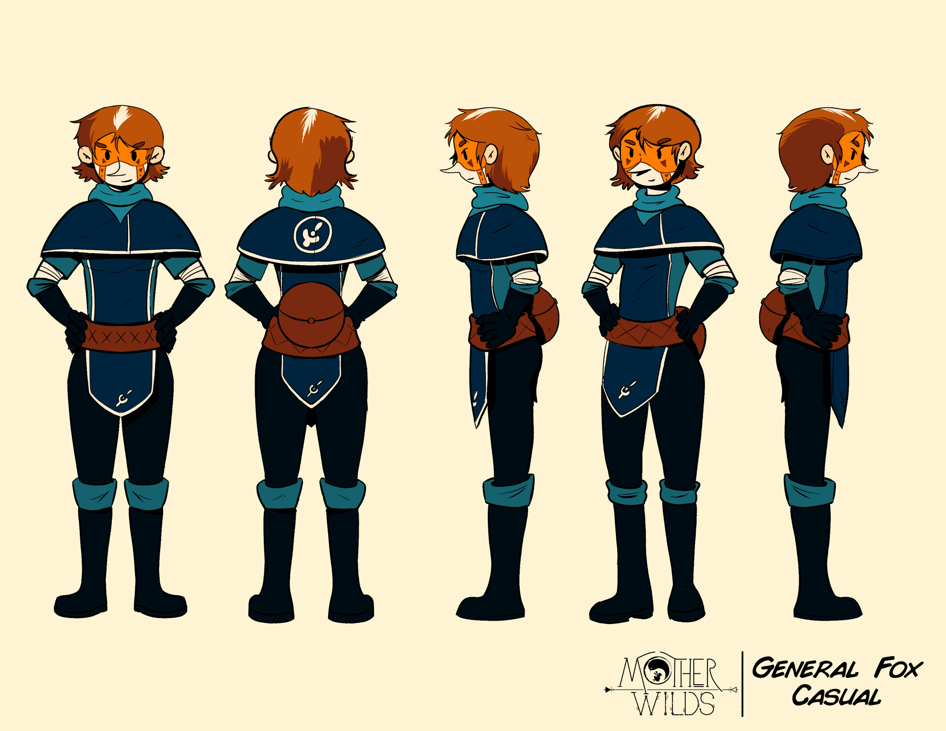 ArtStation - General Fox Character Sheets