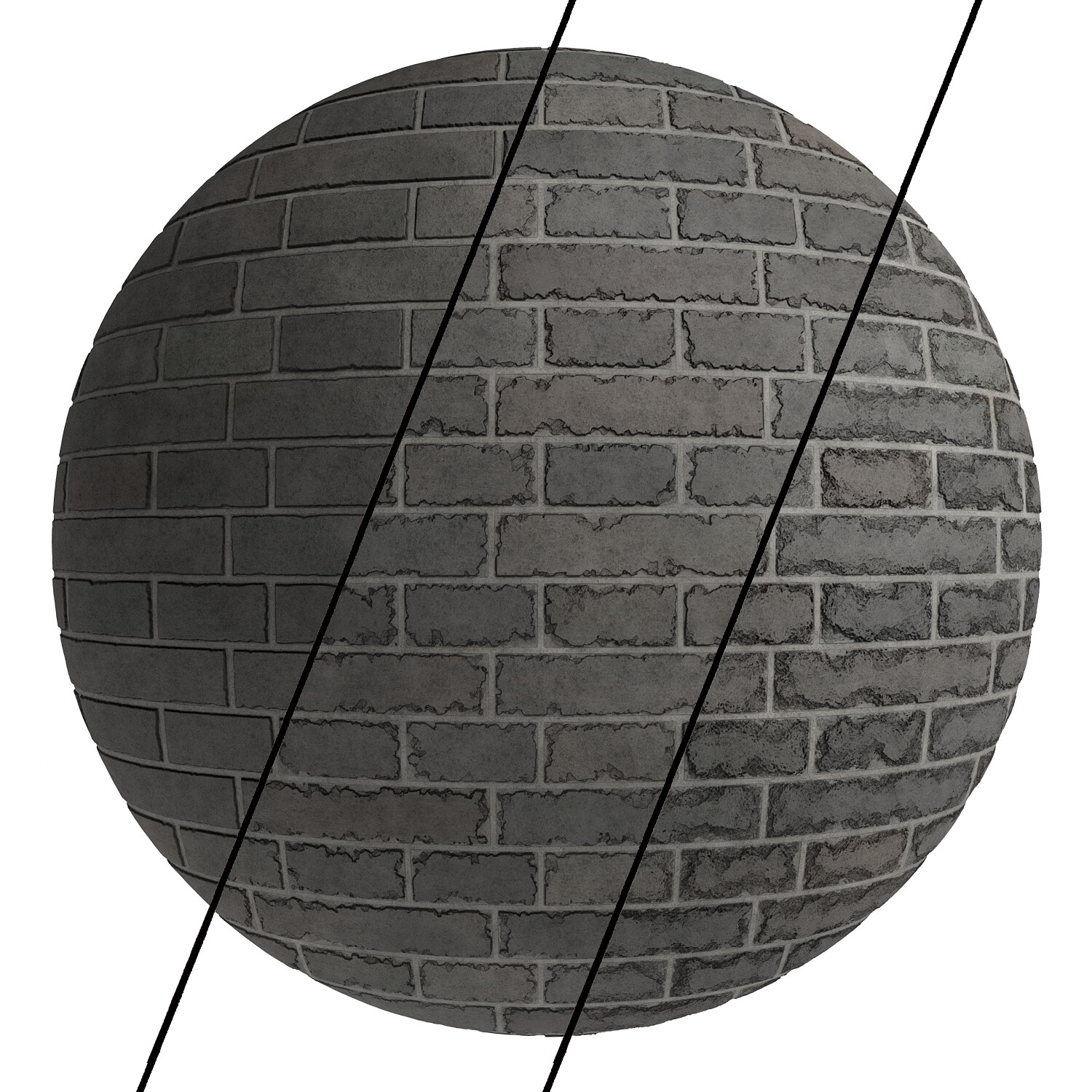 ArtStation - Tiles Materials 26- Brick Walls By Edge Damaged | Sbsar Pbr 4k Seamless