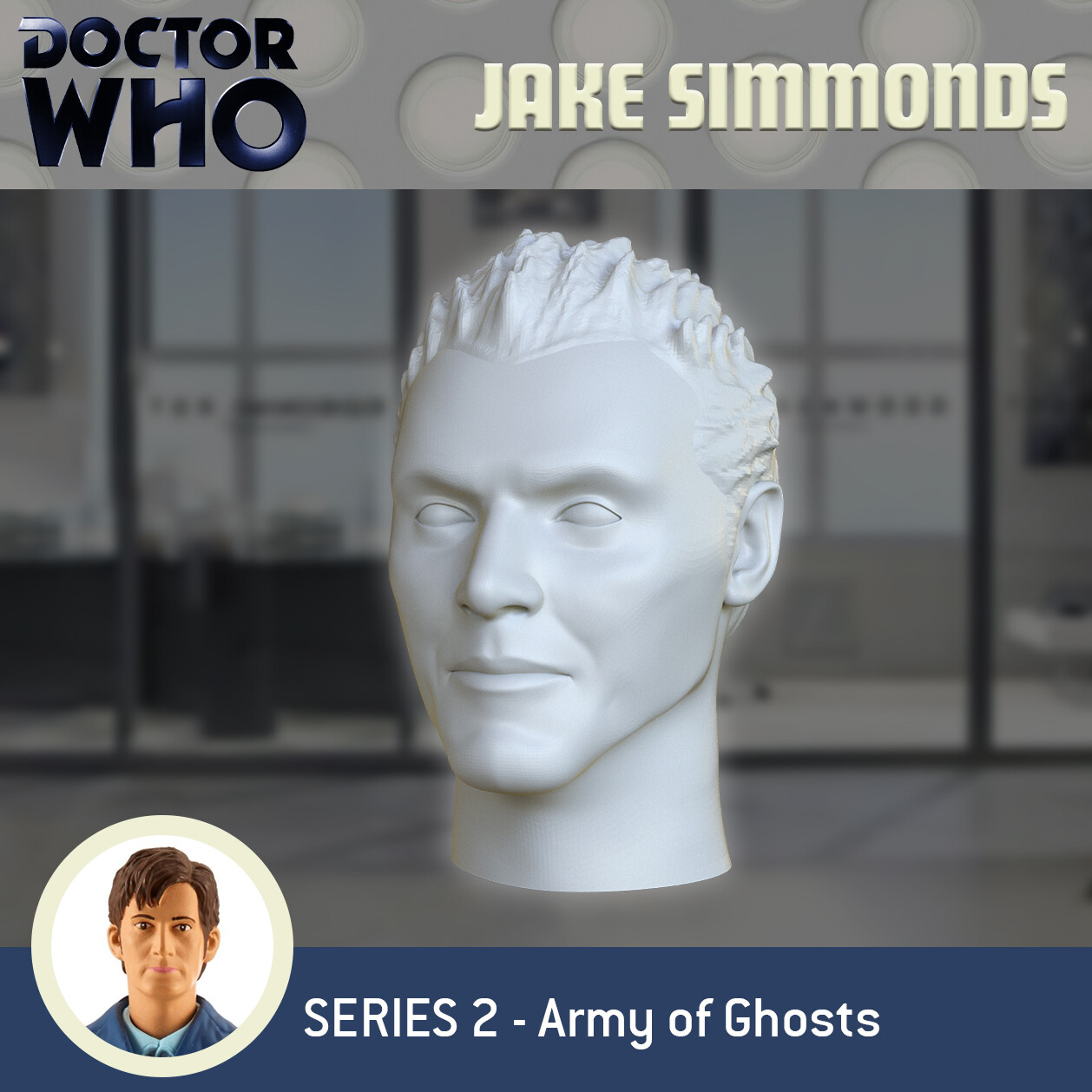 ArtStation - Jake Simmonds Custom Doctor Who Figure Head