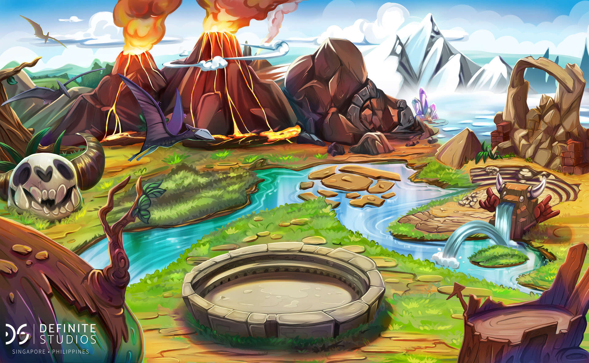 ArtStation - Pre-historic Environment Art