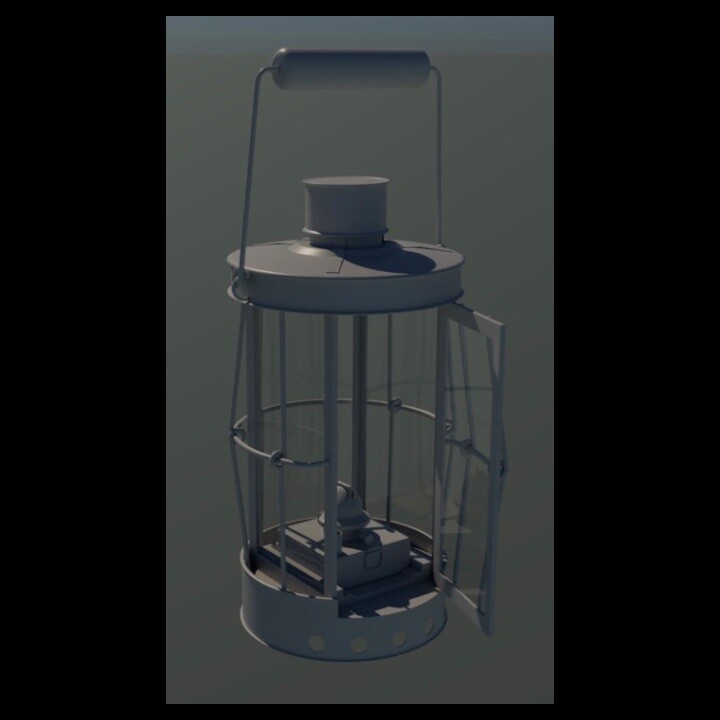 ArtStation - Antique Oil Lantern. 03/23