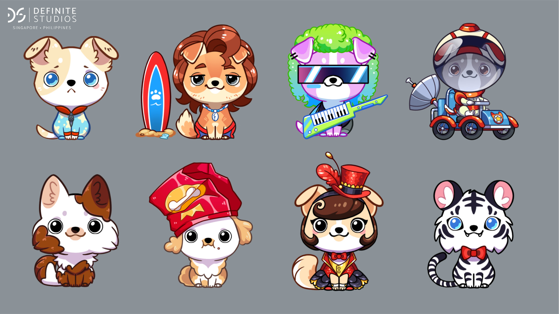 ArtStation - Assorted Dogs Character Art from Dog Game