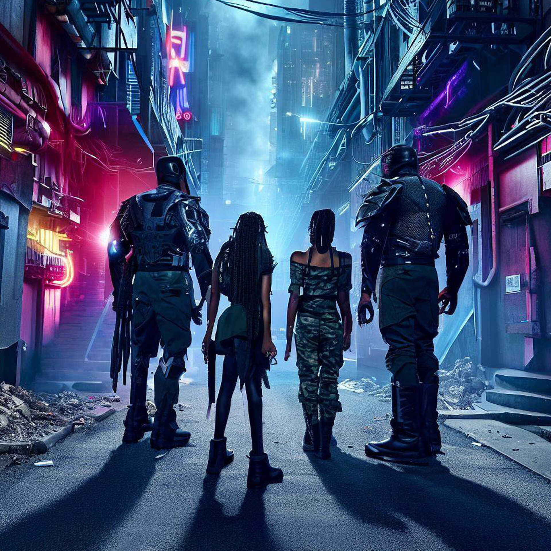 ArtStation - Cyberpunk NightScape