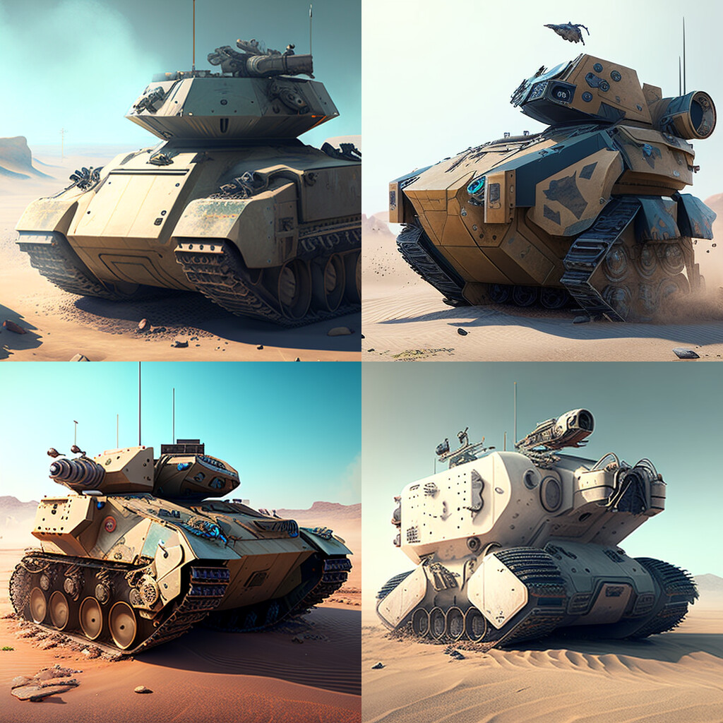 AIstation - Futuristic tank