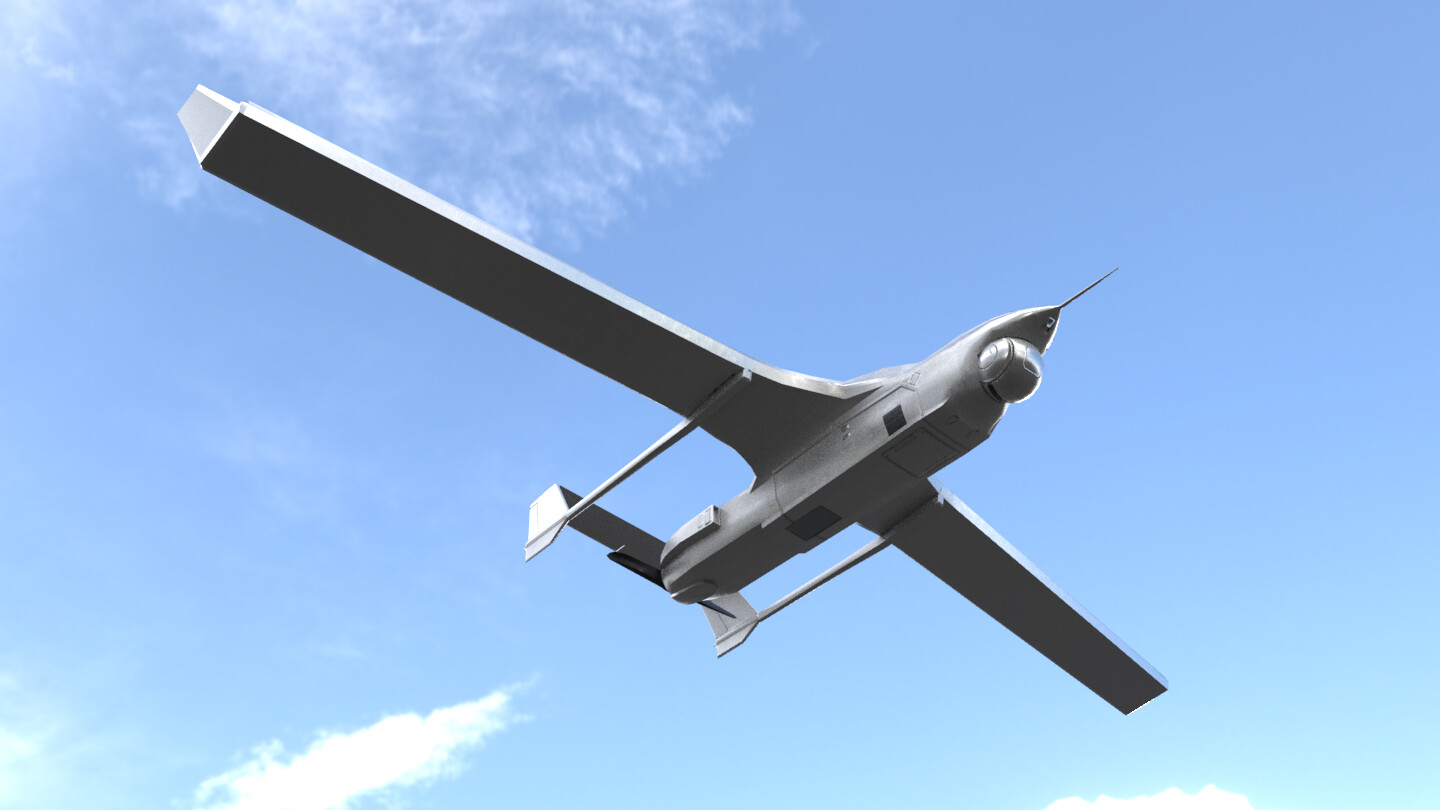 ArtStation - RQ21 Blackjack UAS Drone 3D Model
