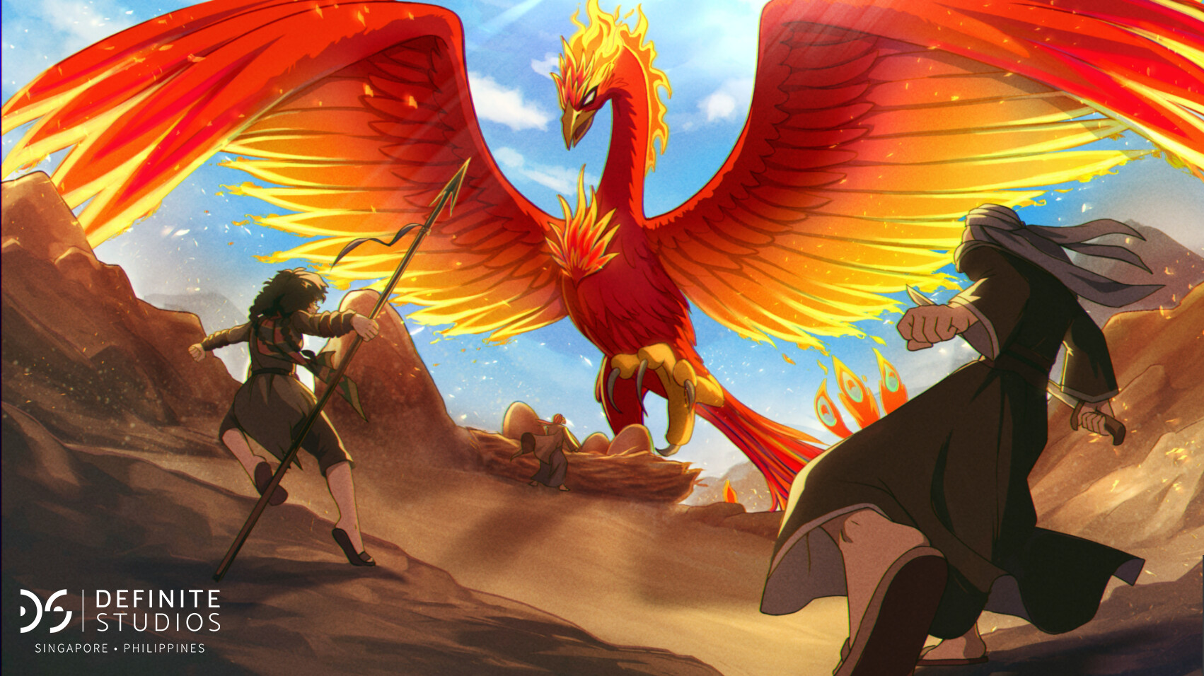 ArtStation - The Group VS the Phoenix Concept Art