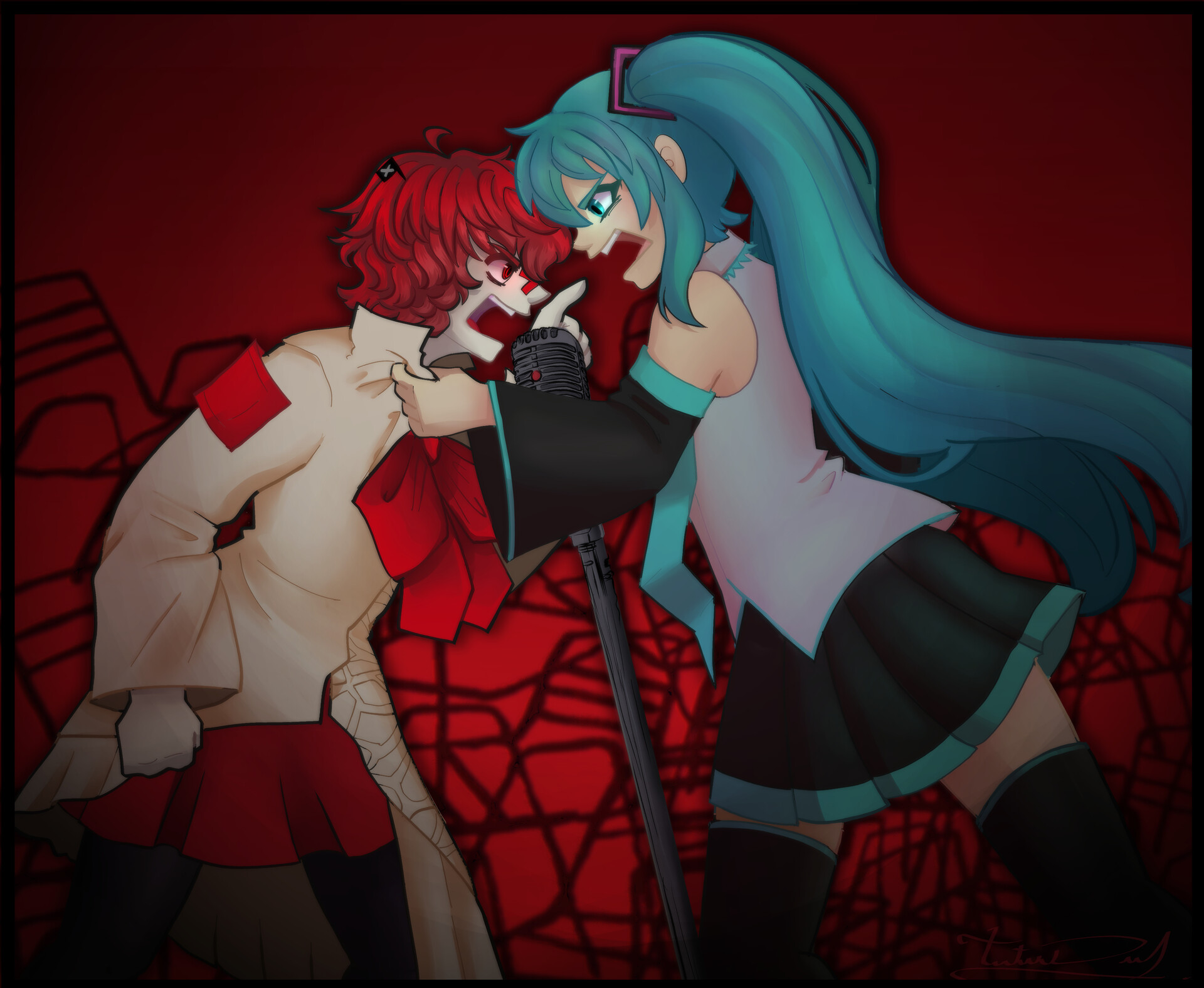 ArtStation - Hatsune Miku and Fukase