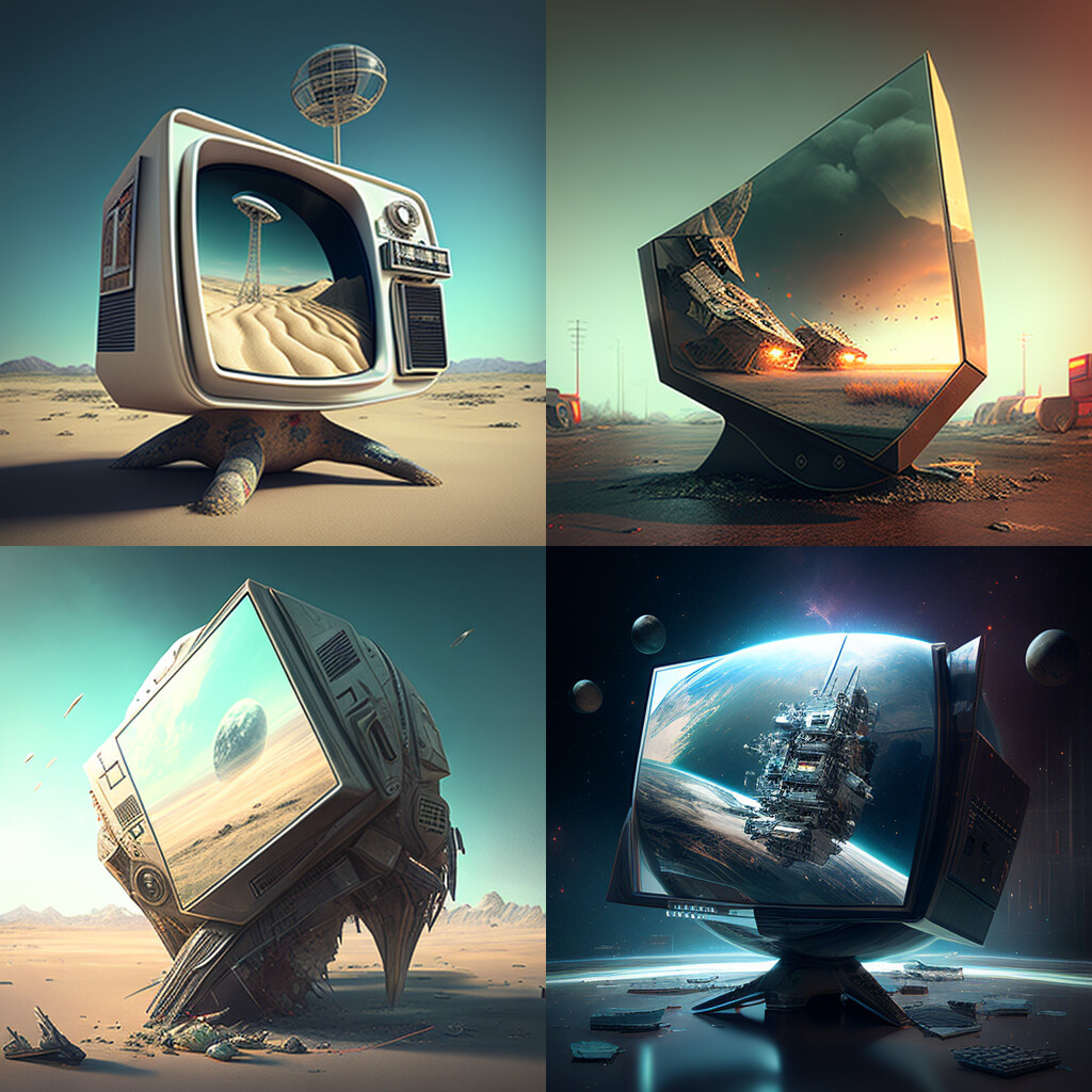 ArtStation - Futuristic TV