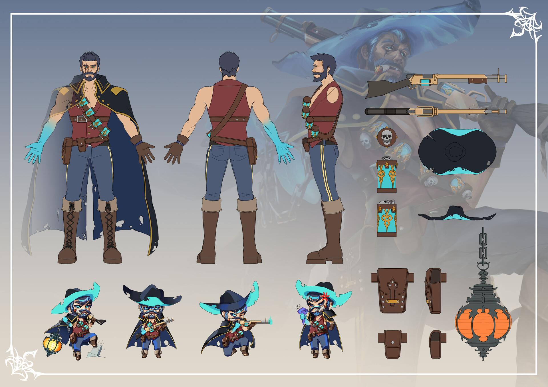 ArtStation - CHARACTOR2 SHEET