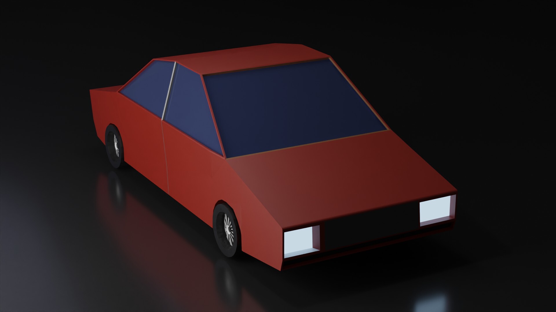 ArtStation - Lowpoly Car Model