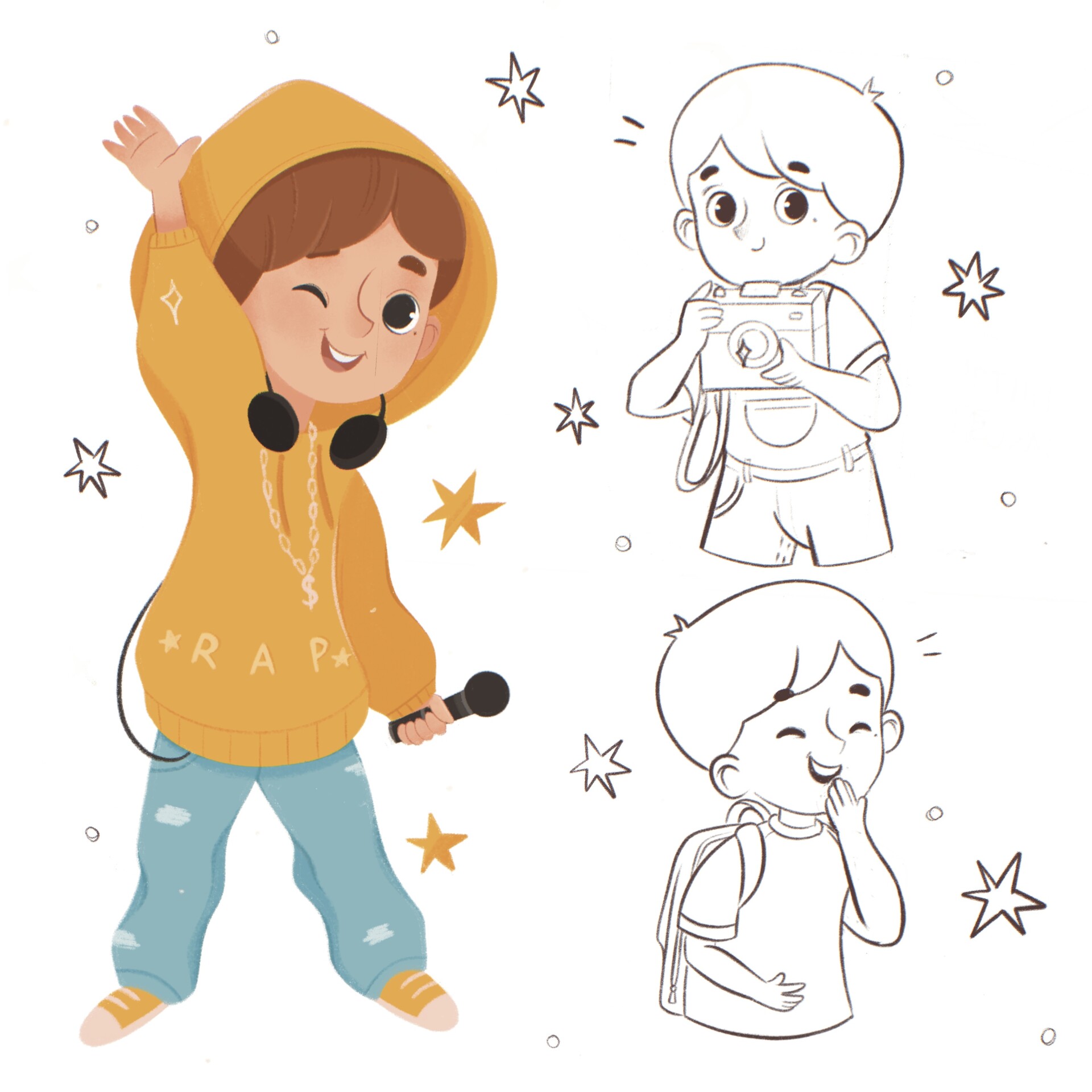 ArtStation - Character design boy