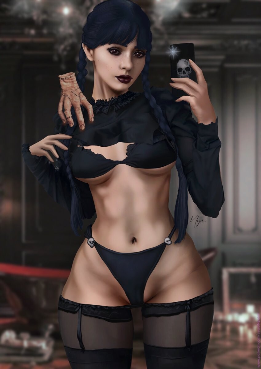 ArtStation - "Wednesday - Addams Family" ♥ Final.