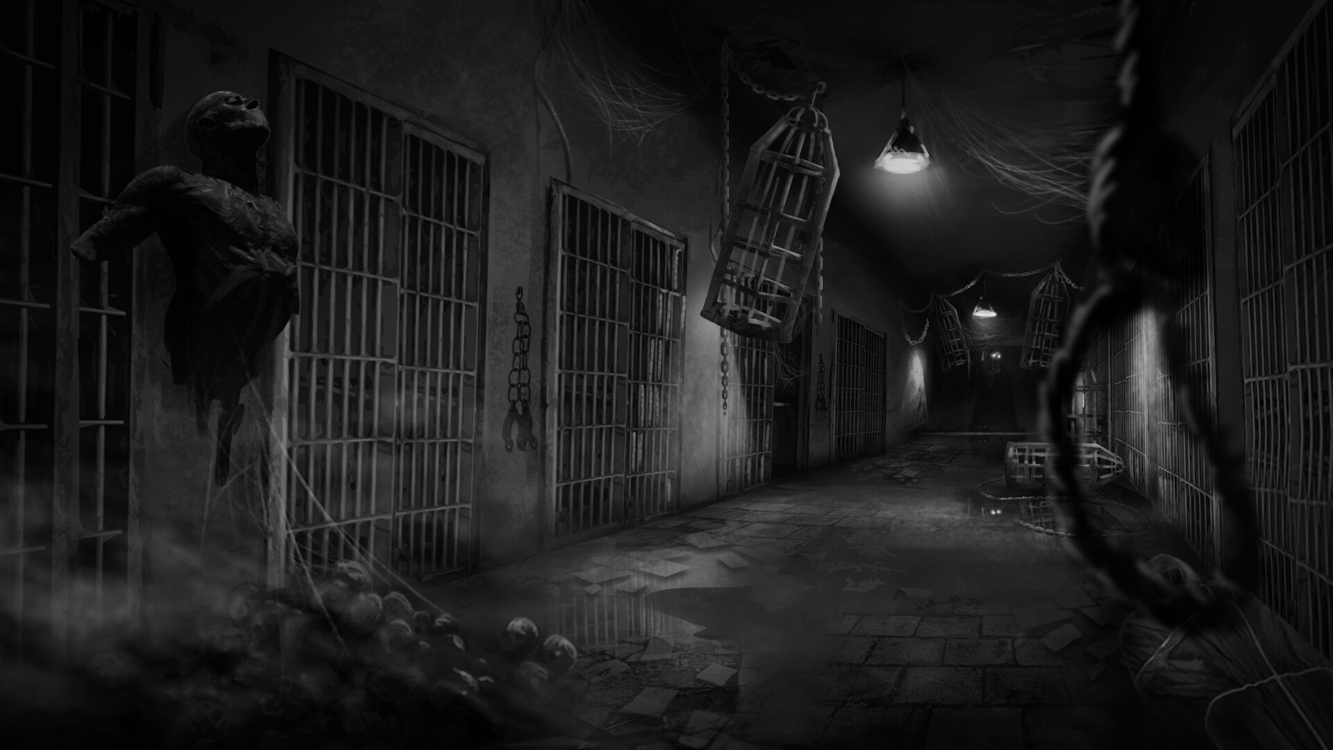 ArtStation - Prison In Basement Concept Art
