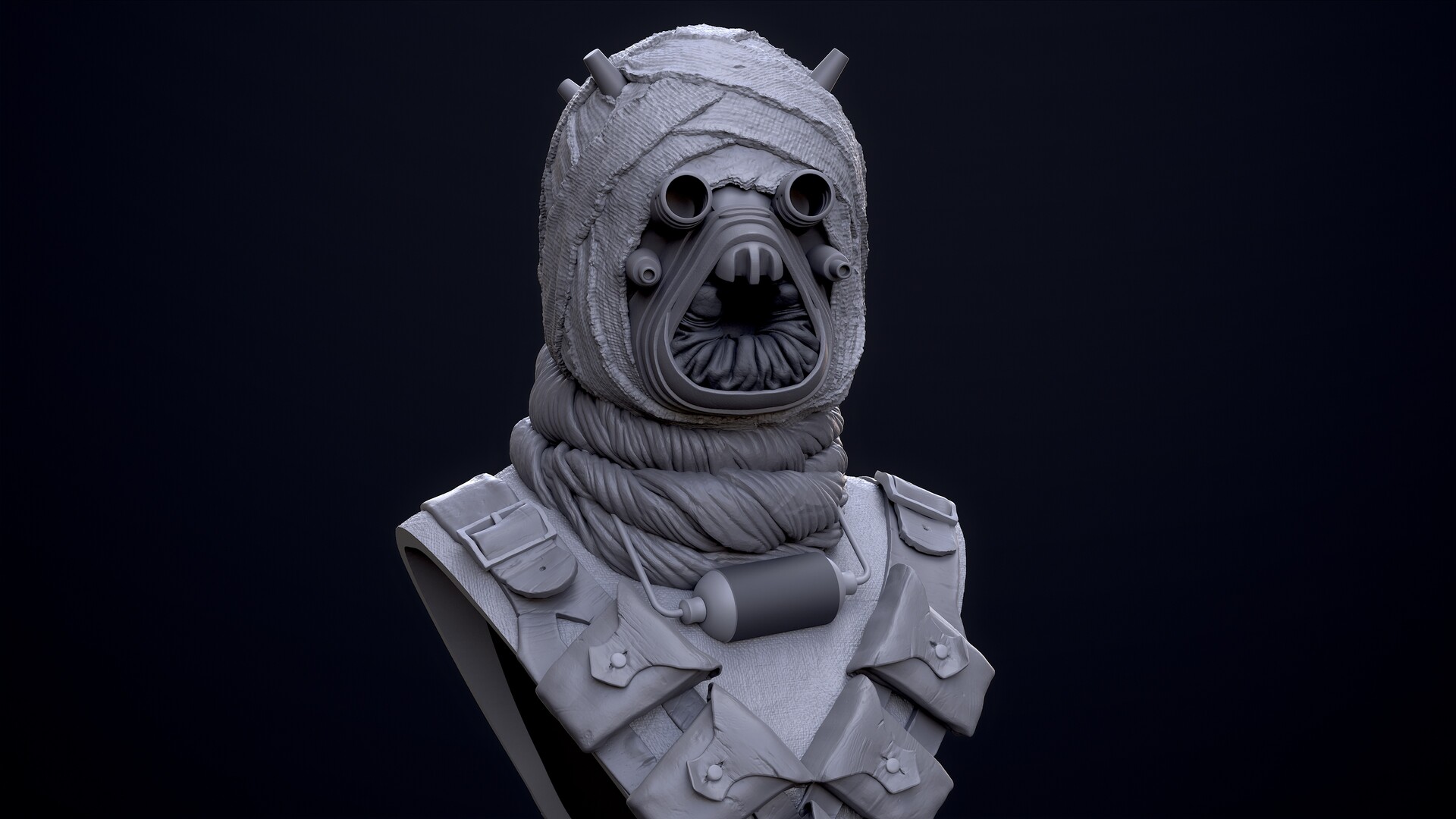 Raul Dolcet - Tusken Raider Bust