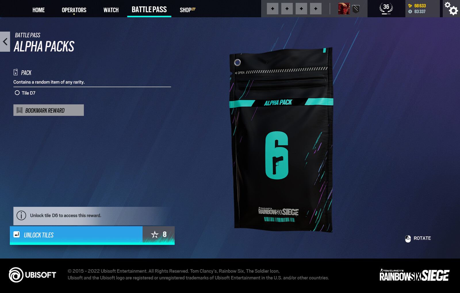 Andrii Shafetov - Portfolio - Y7S1-Y7S4 Tom Clancy's 'Rainbow Six Siege ...