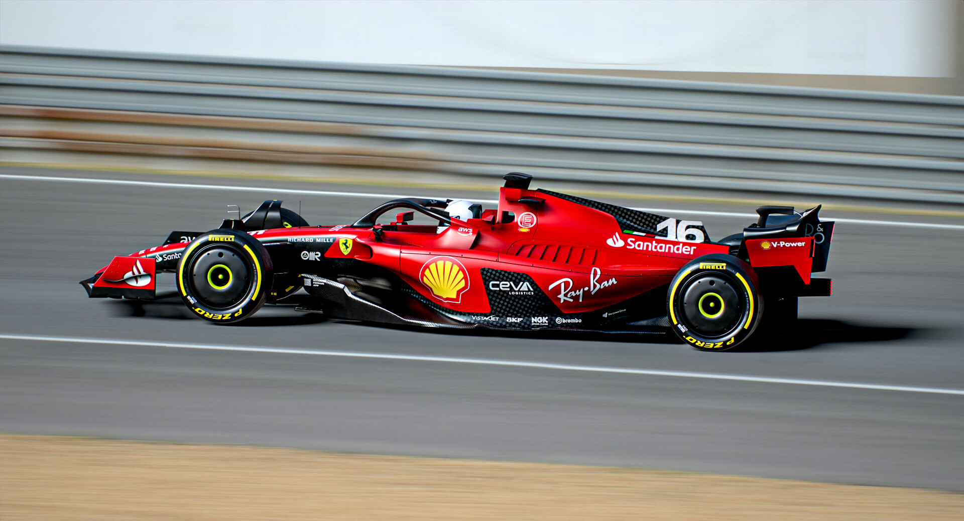 OpticalDreamSoft - Scuderia Ferrari F1 SF-23 Season 2023 race car Low ...