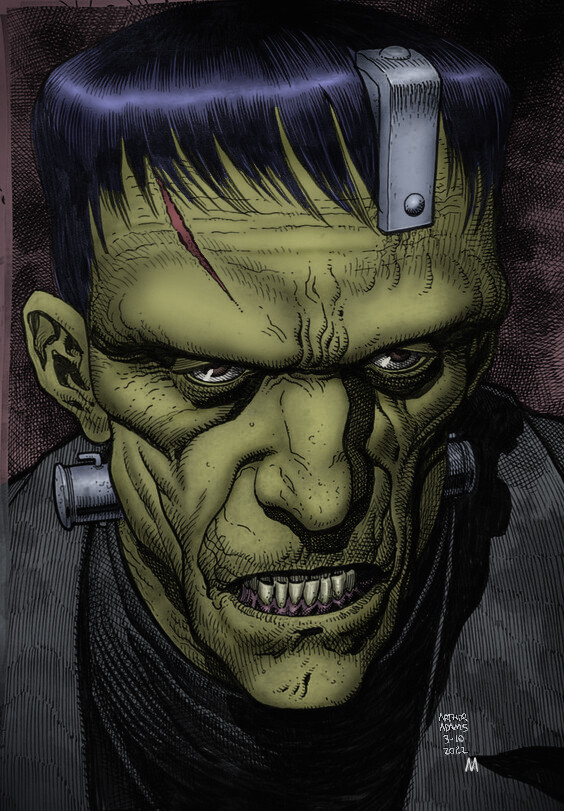 ArtStation - Frankenstein by Arthur Adams