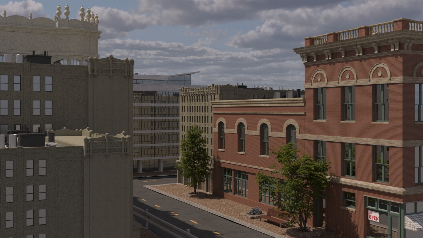 ArtStation - Town View - typical