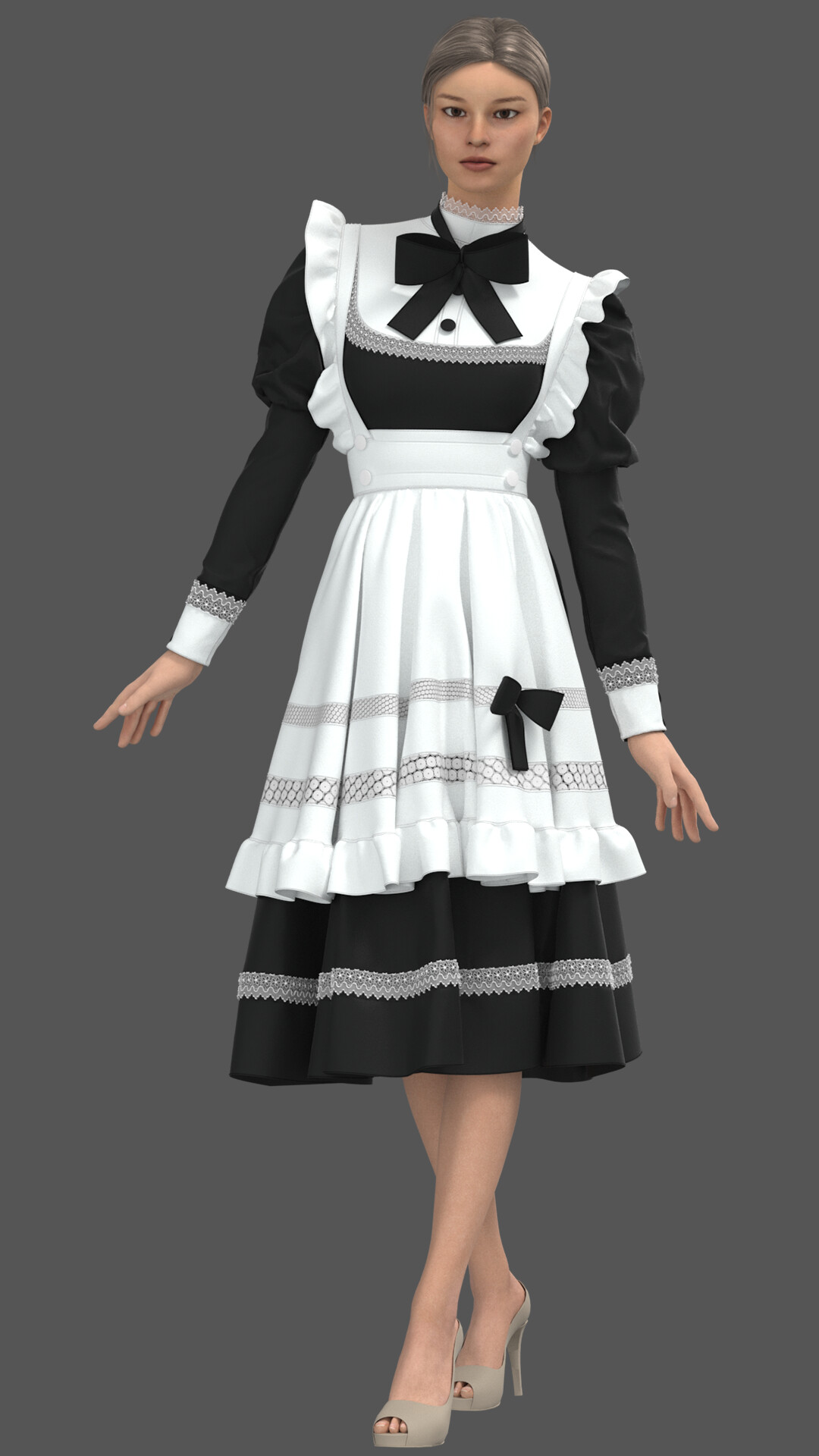 ArtStation - female maid outfit